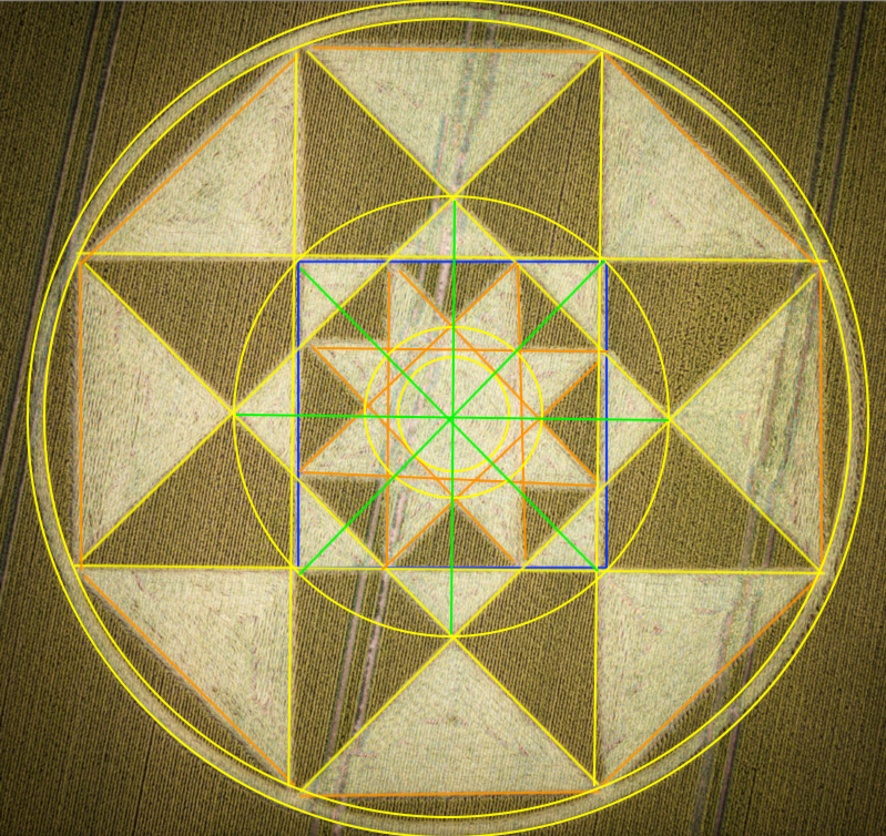 Crop Circle at Chillandham Lane (1C), Nr Winchester, Hampshire ...